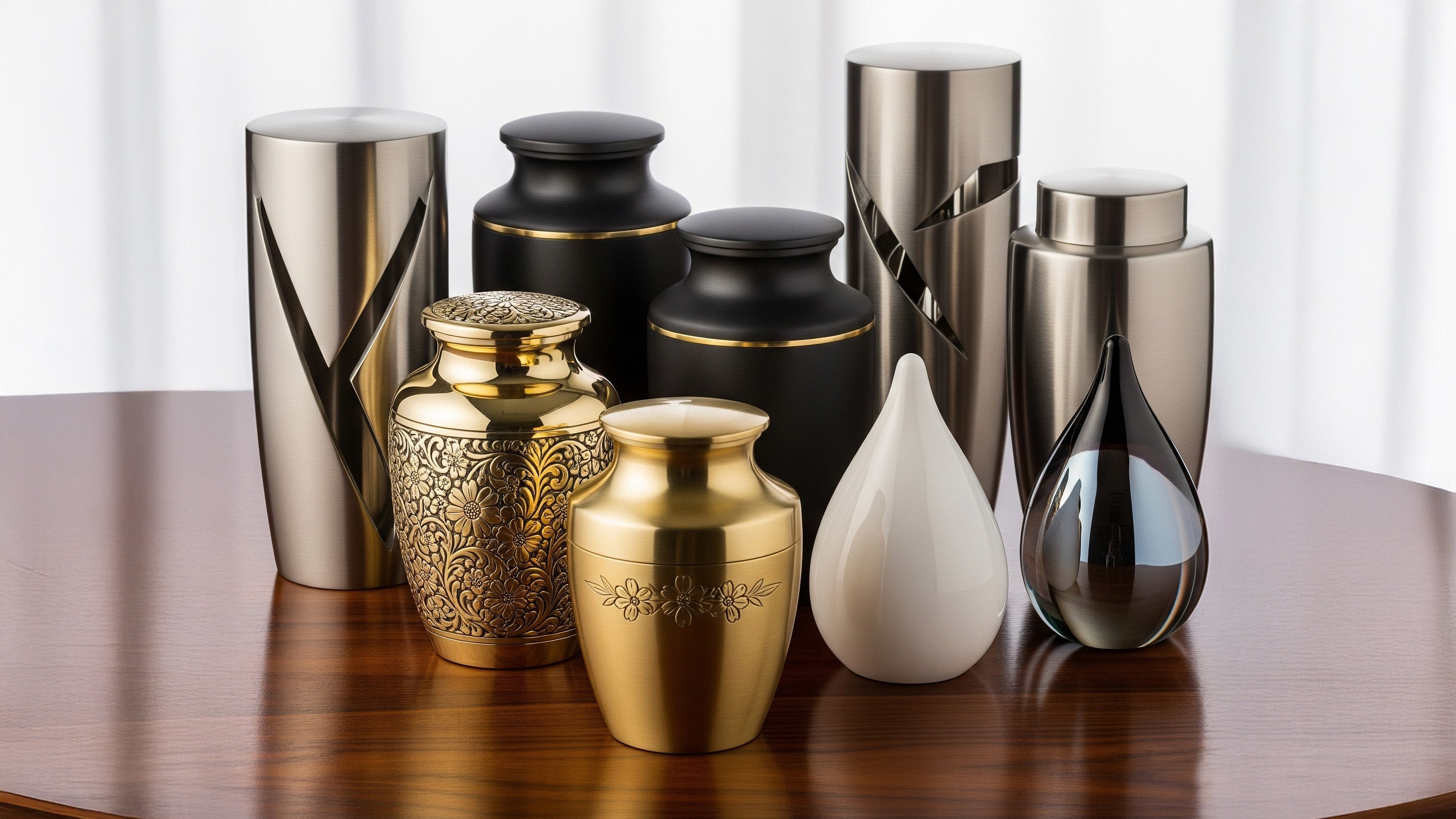 Metal Cremation Urns for Ashes | Brass, Bronze & Stainless Steel ...