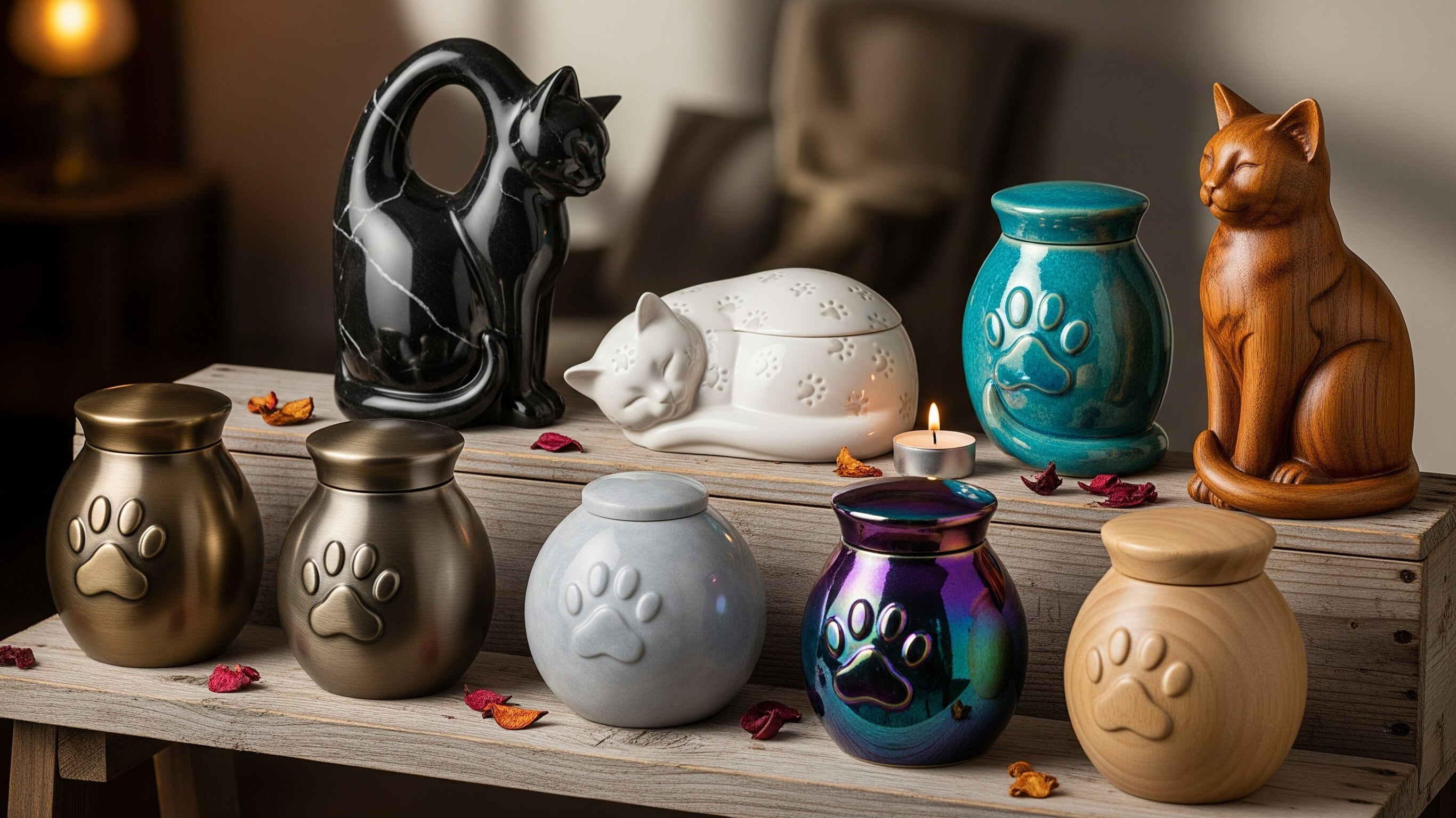 Cat Cremation Urns for Ashes | Memorial Urns for Cats | Funeral.com, Inc.