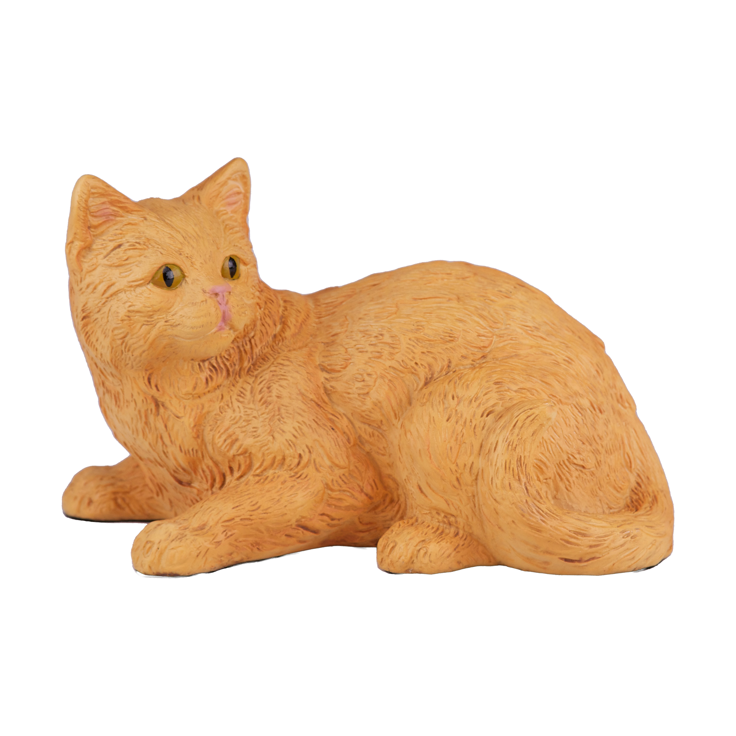 Orange Shorthair Cat Resin Pet Urn | Lifelike Design | Funeral.com, Inc.