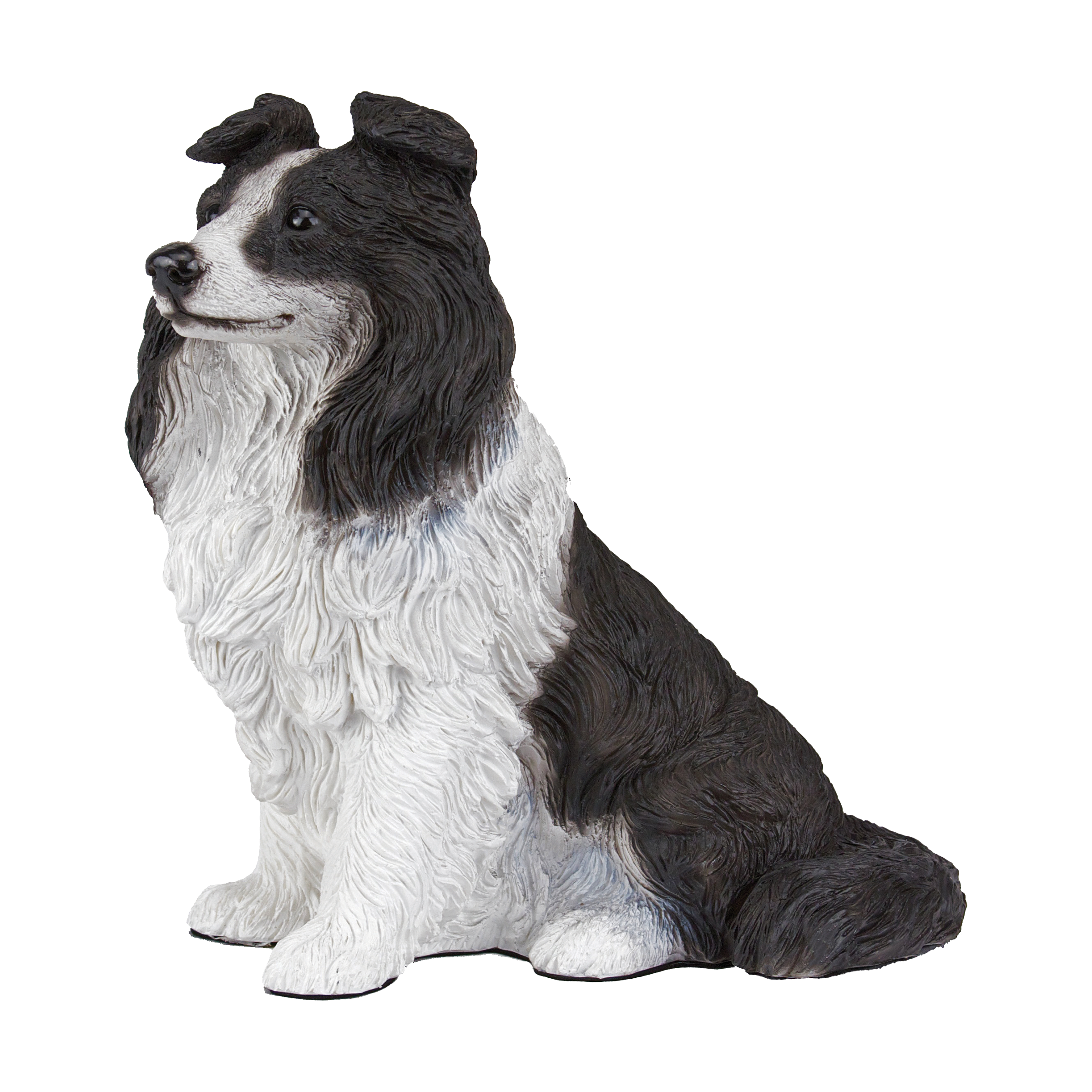 Resin Border Collie Figurine Pet Urn | 217 cu in | Funeral.com, Inc.