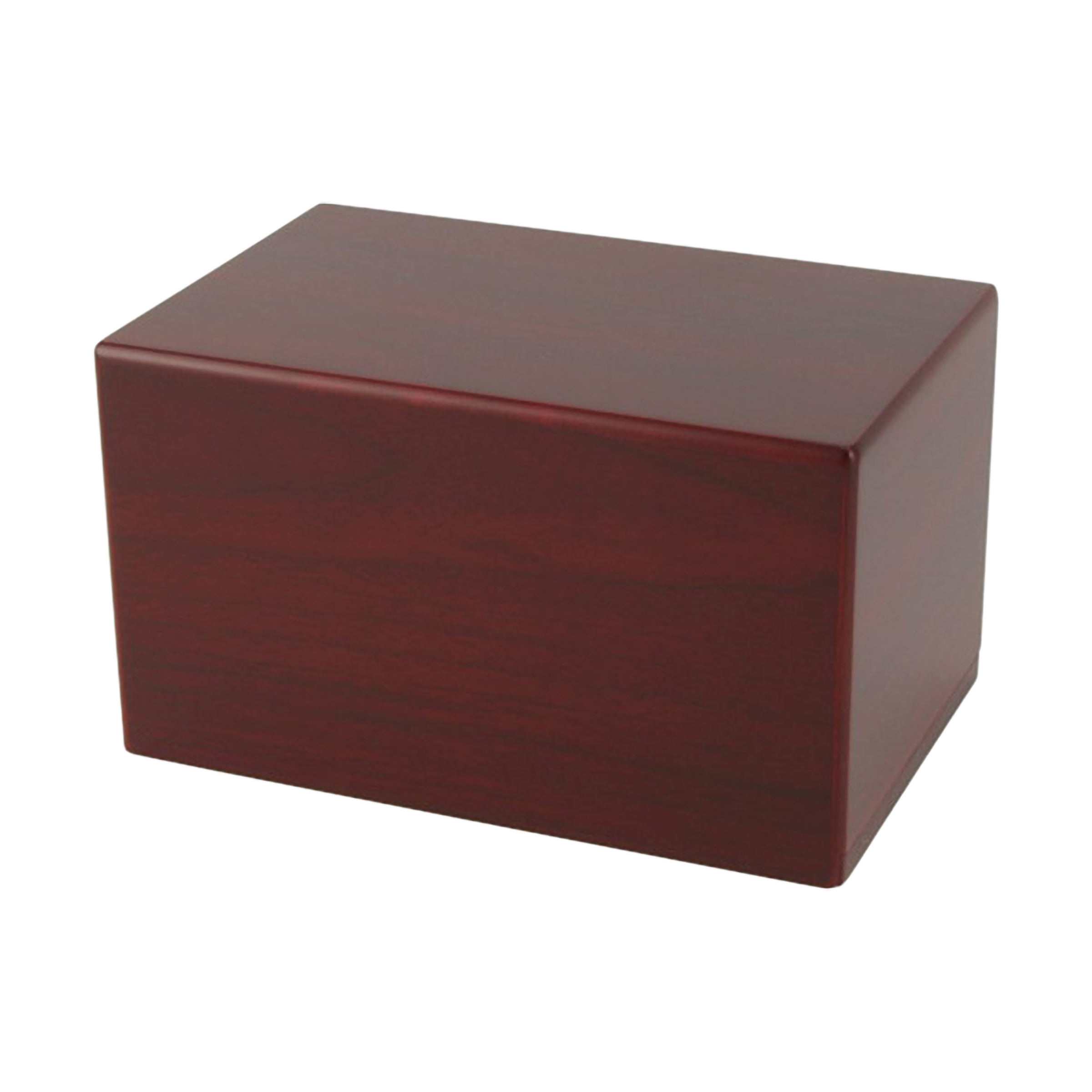 Cherry Woodgrain Cremation Urn – Medium MDF Box Memorial | Funeral.com ...
