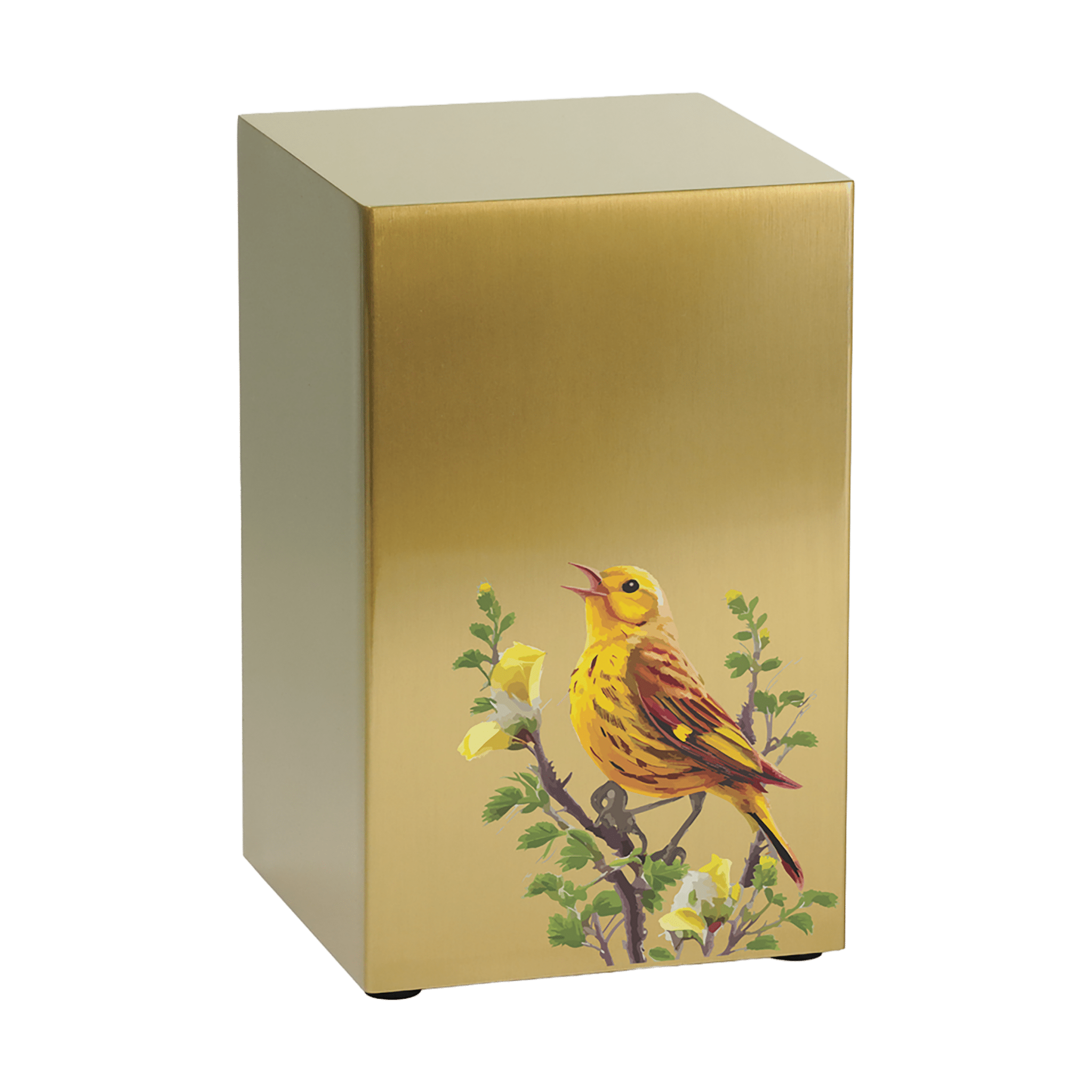 Birds Bronze Companion Urn Right Side - Stainless Steel | Funeral.com, Inc.