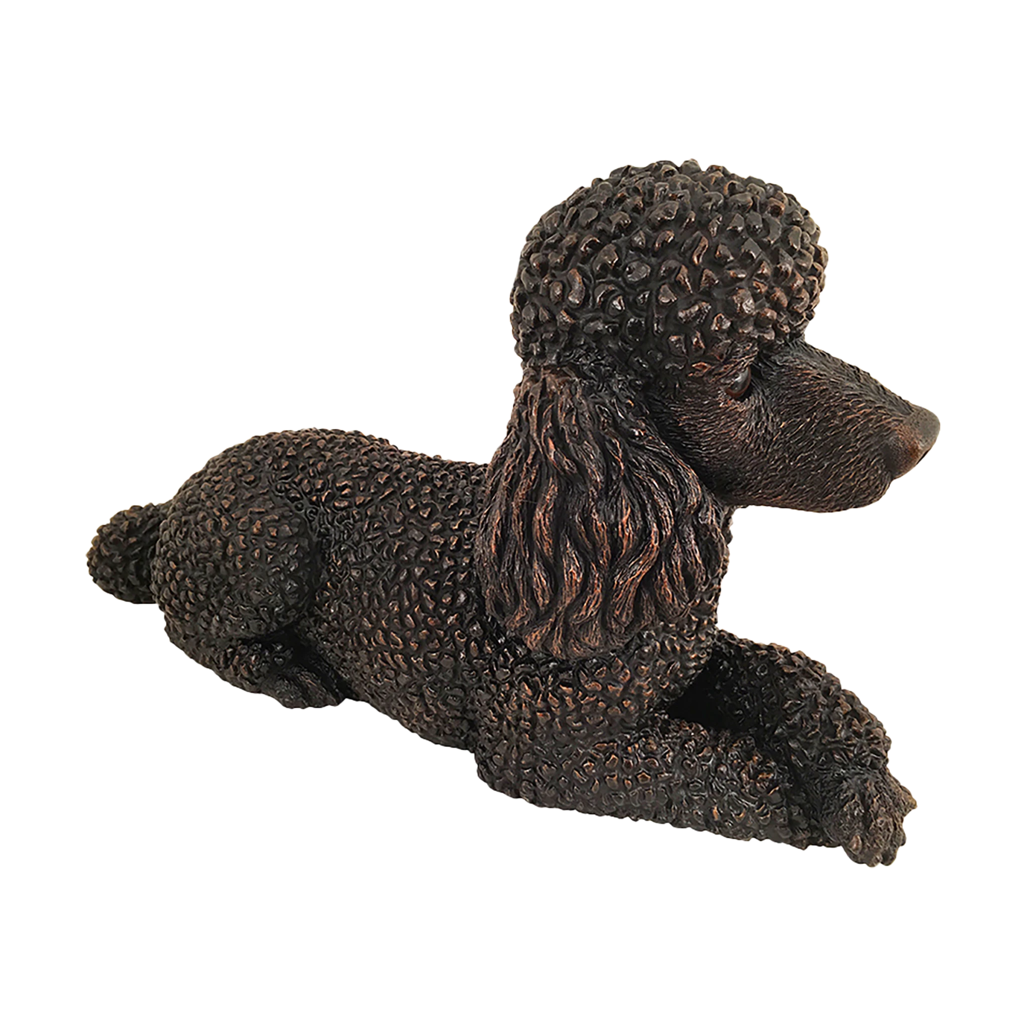 Bronze Poodle Pet Urn | 130 cu in Resin Figurine | Funeral.com, Inc.