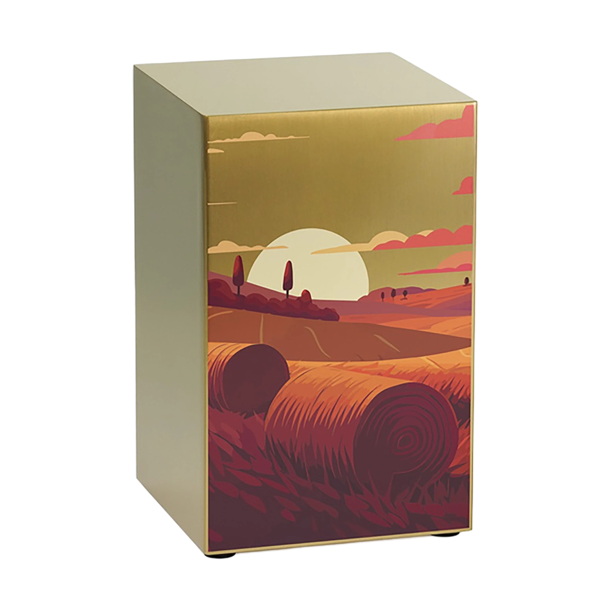 Prairie Landscape Bronze Cremation Urn | 200 Cu In | Funeral.com, Inc.