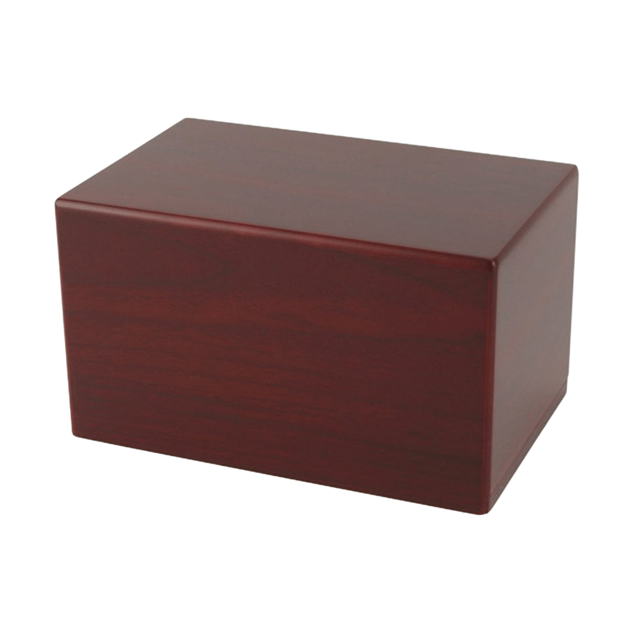 Cherry Woodgrain Cremation Urn – Medium MDF Box Memorial | Funeral.com ...