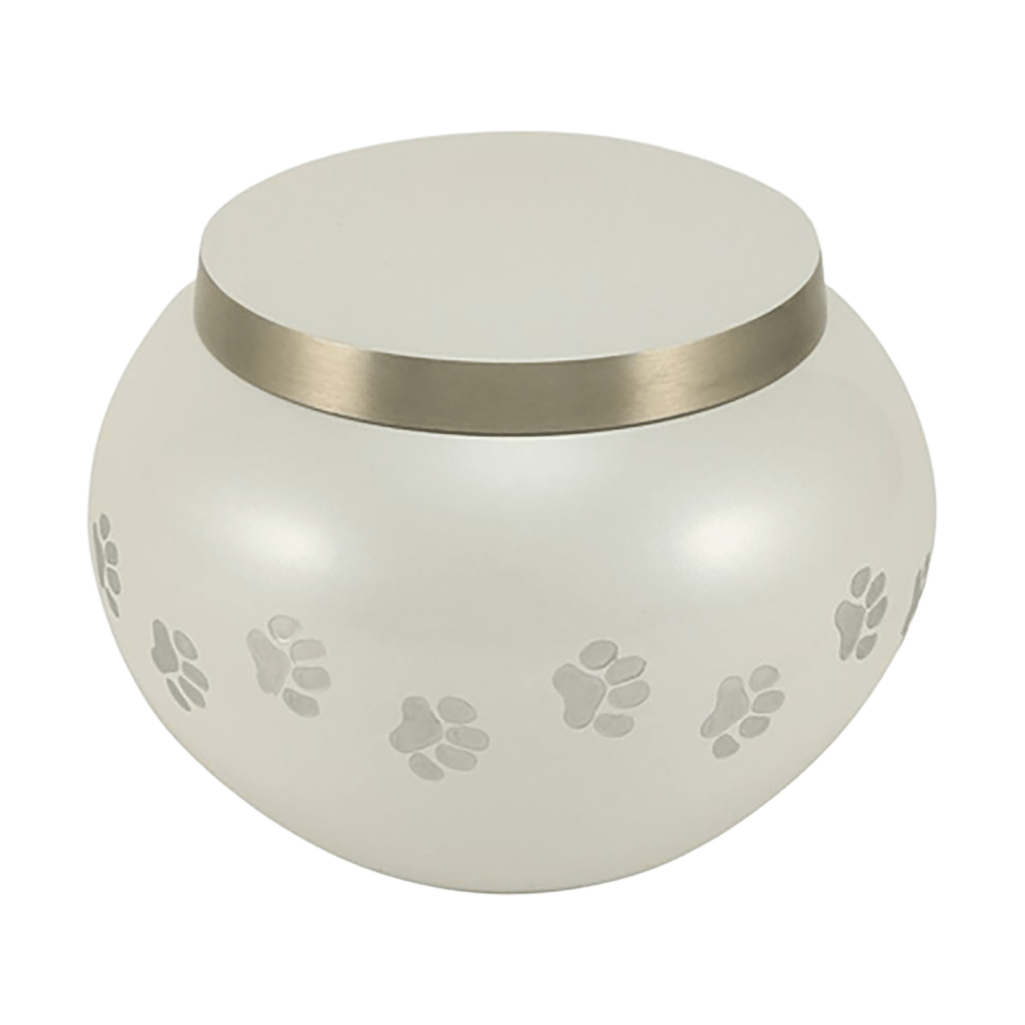 Classic Pearl Paw Band Large Pet Urn | 70 Cu In | Funeral.com, Inc.