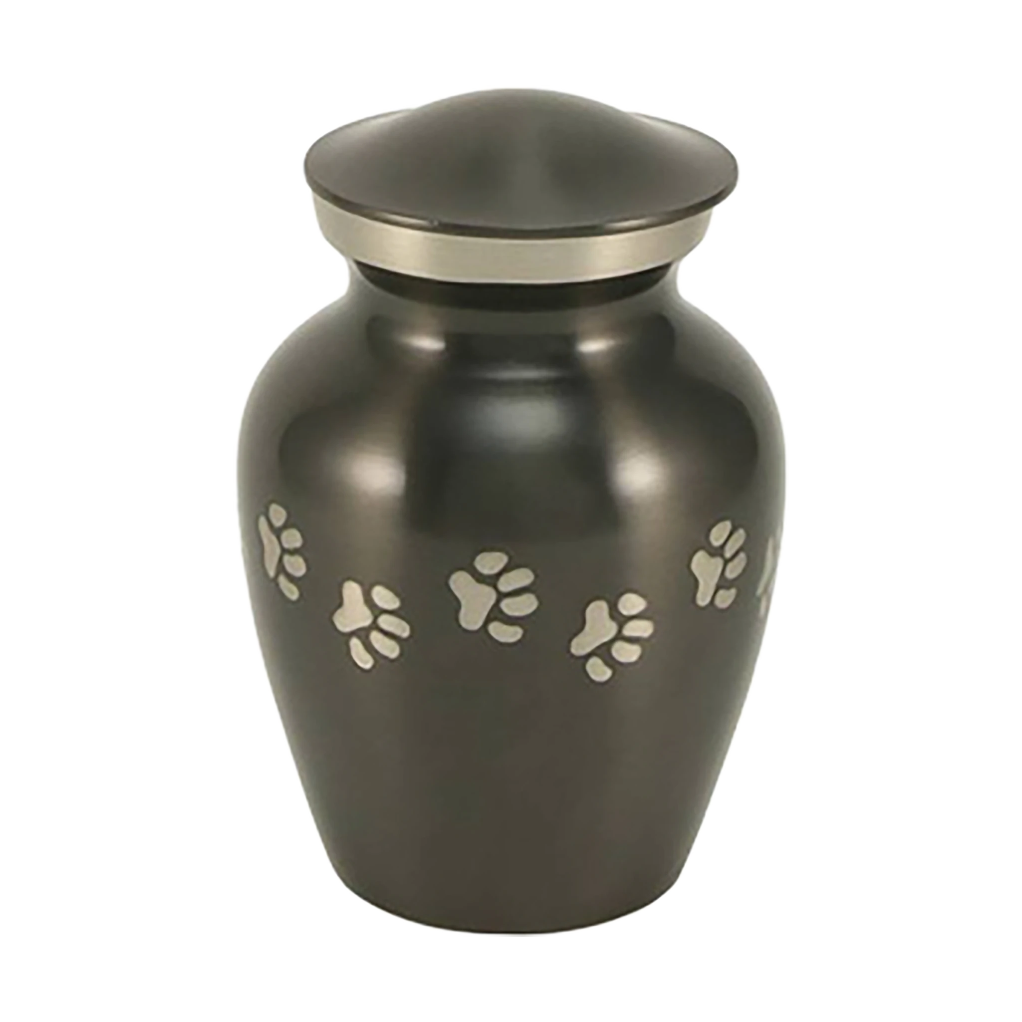 Classic Slate Paw Print Band Pet Small Cremation Urn | 25 Cu In ...