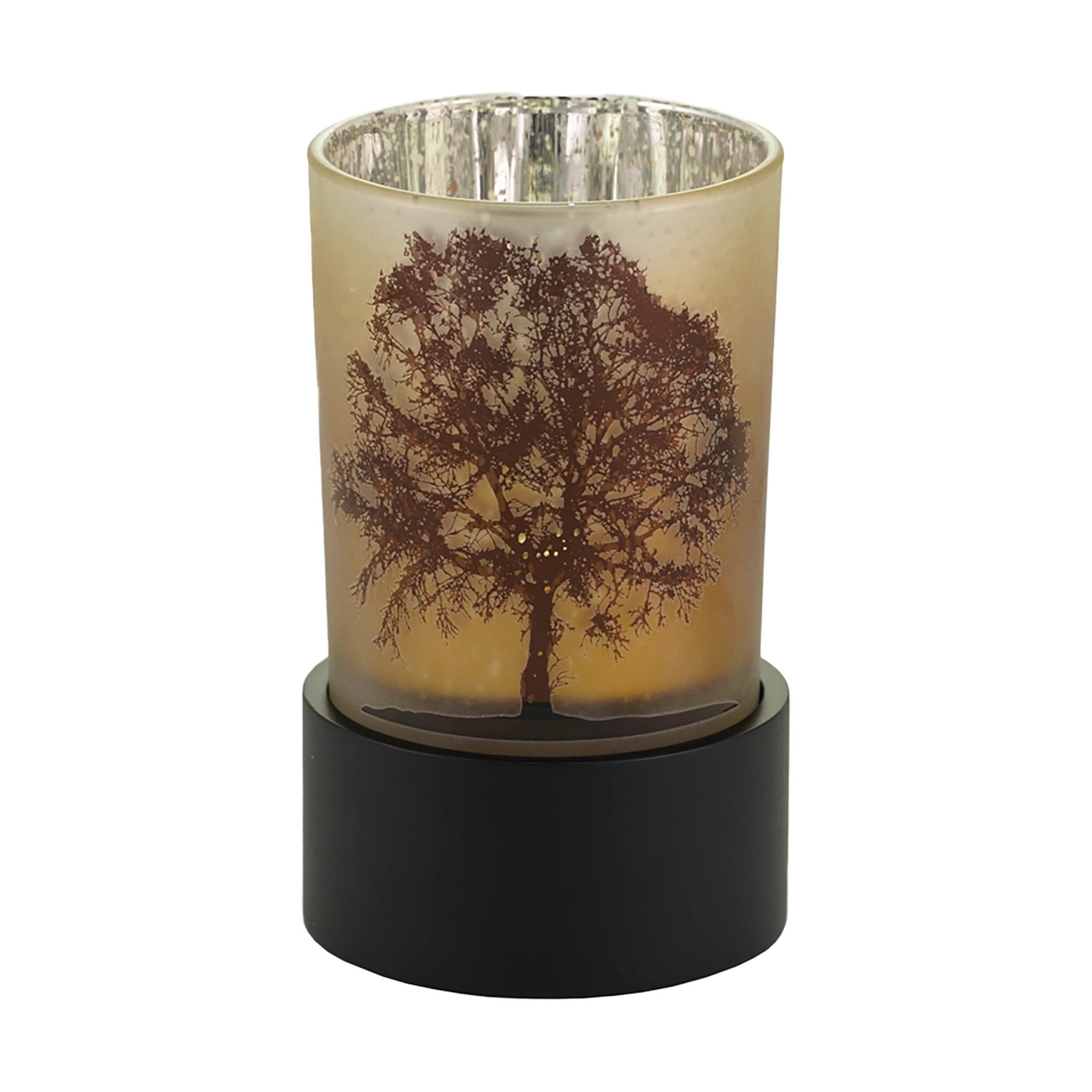 Glass Candle Keepsake Urn | Tree of Life Etching | Funeral.com, Inc.