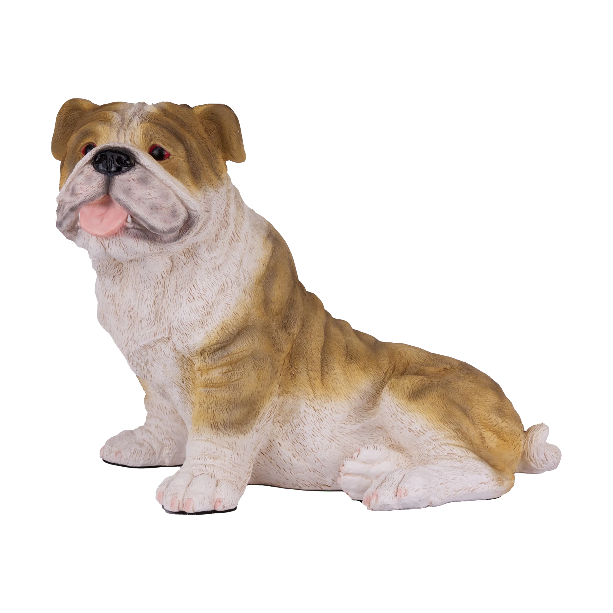 Fawn & White Bulldog Pet Urn | 219 cu in Resin Figurine | Funeral.com, Inc.