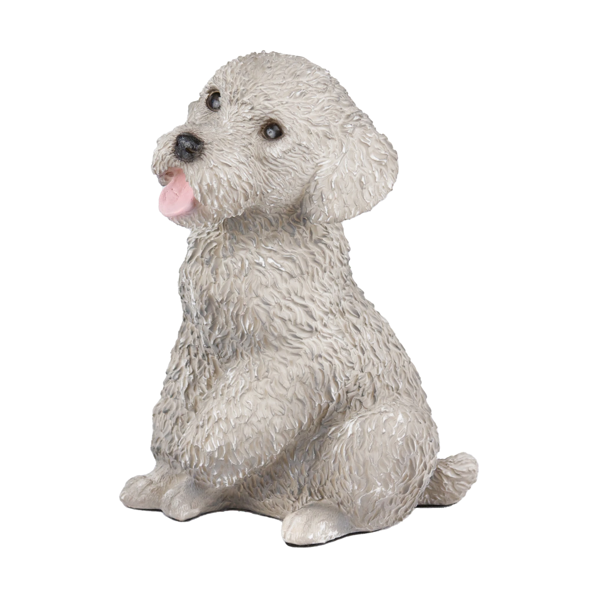 Gray Miniature Poodle Resin Figurine Urn | Large Pet Urn | Funeral.com ...