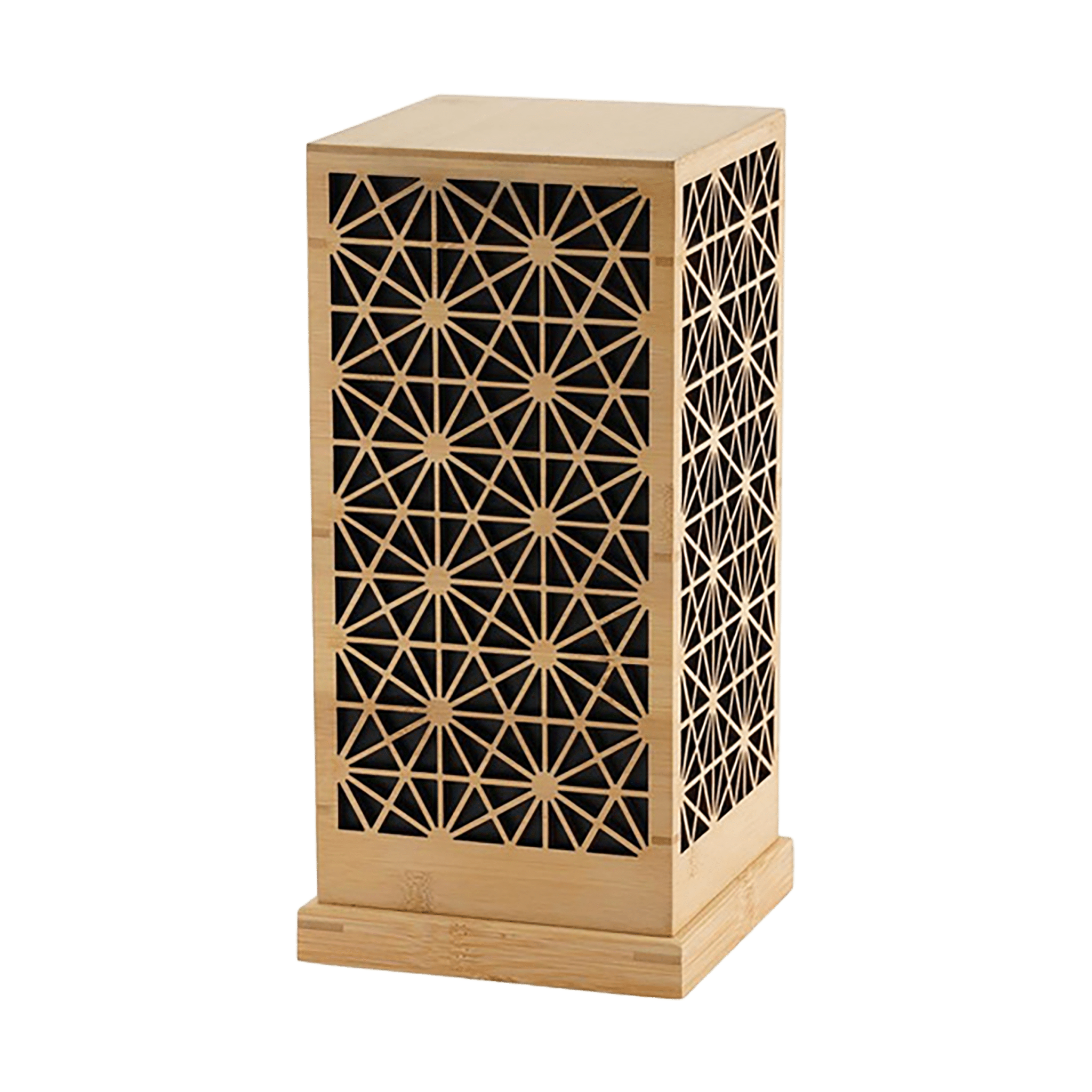 Extra Large Bamboo Cremation Urn – Intricate Lattice Design | Funeral ...