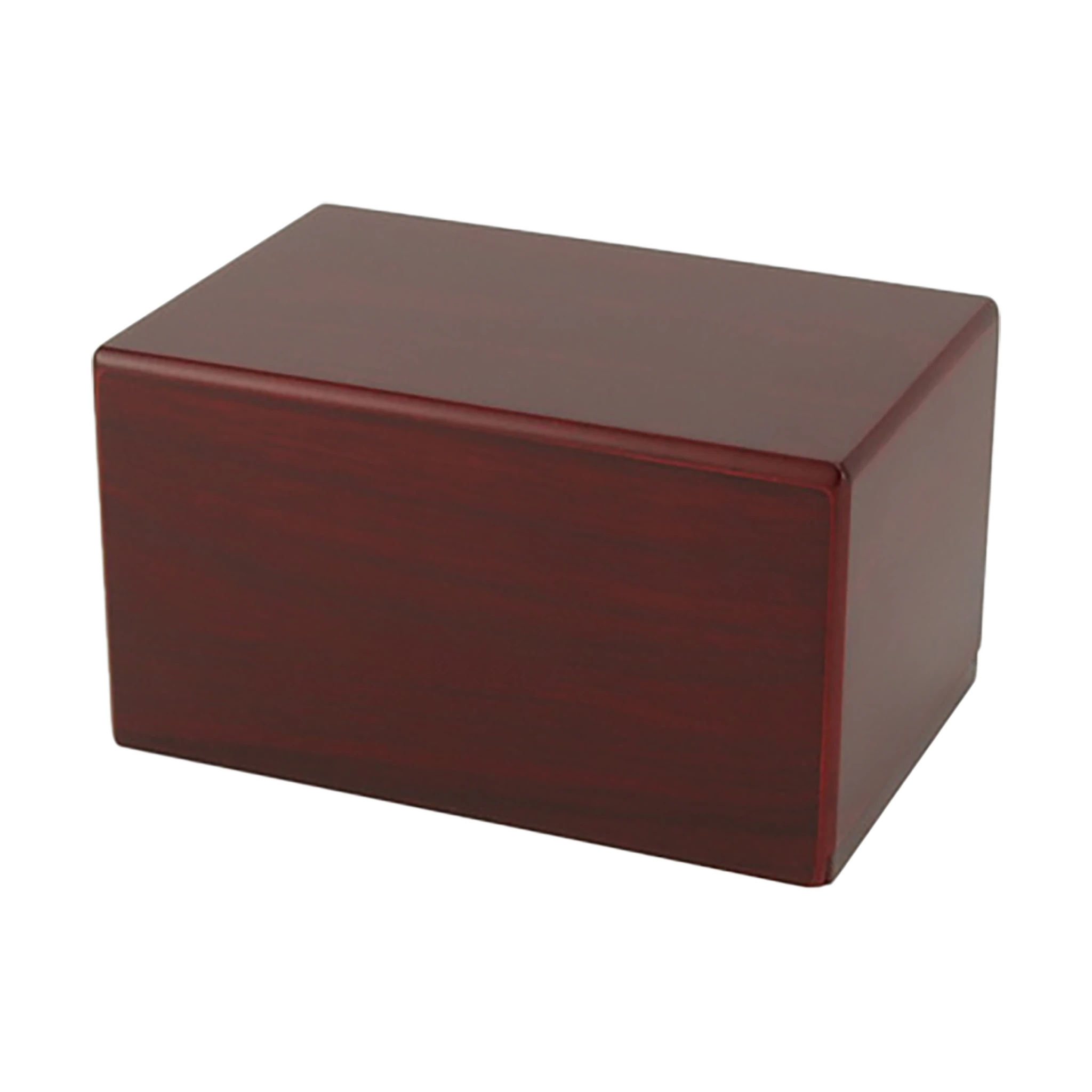 Cherry Woodgrain Box Pet Urn | 85 cu in Capacity | Funeral.com, Inc.
