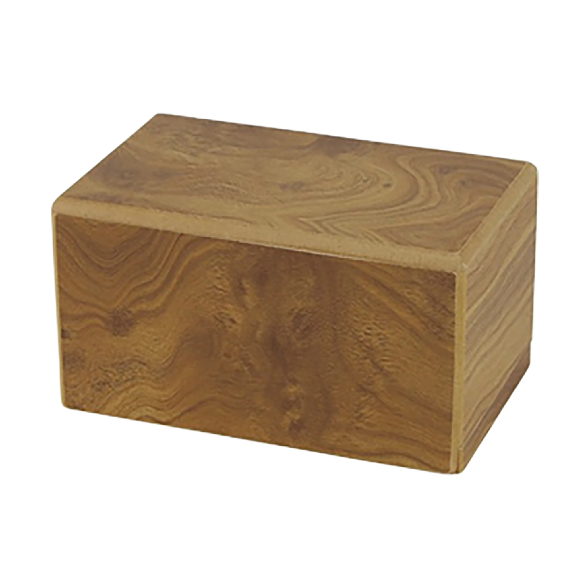 Woodgrain MDF Box Small Urn | 25 Cu In | Funeral.com, Inc.