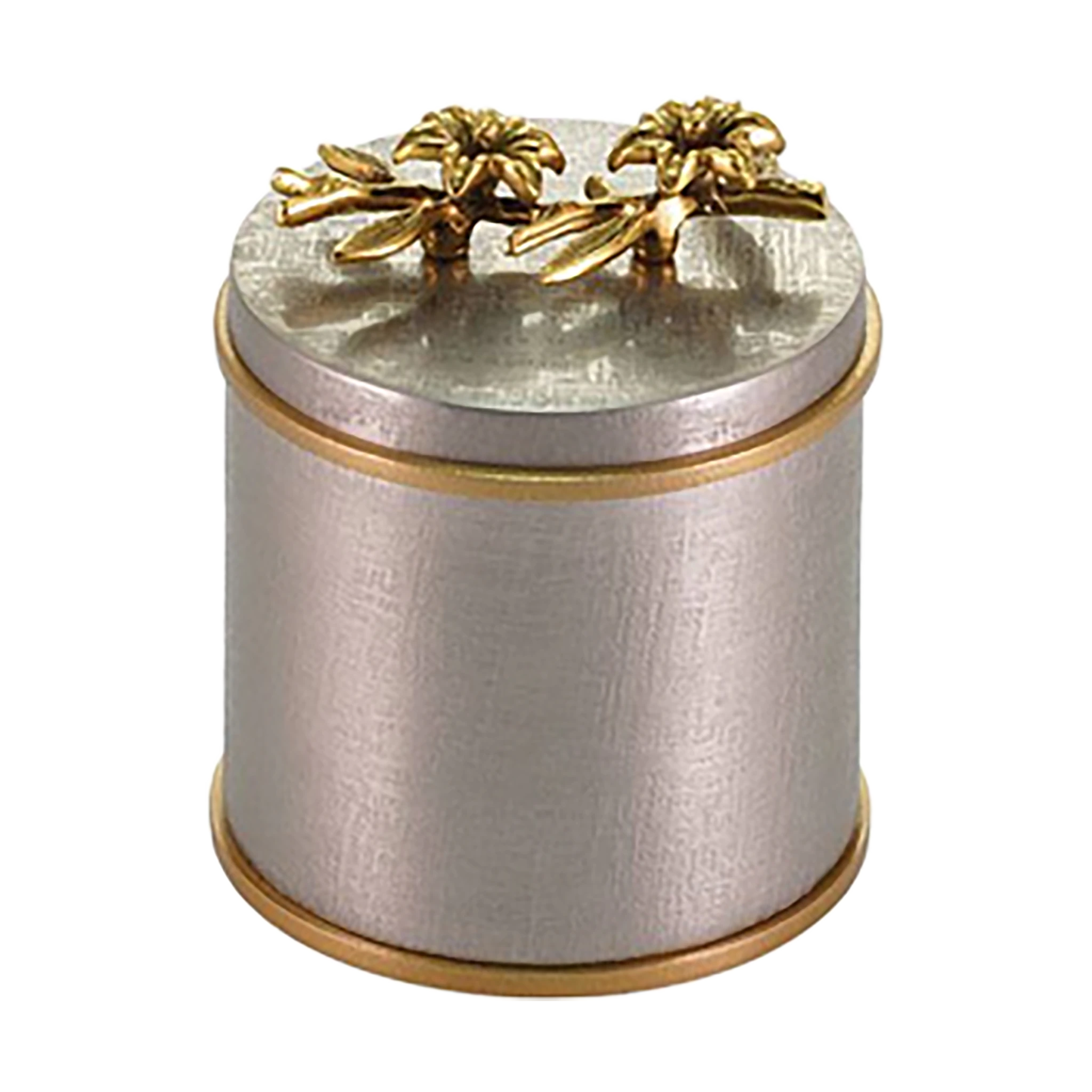 Pewter and Bronze Stainless Steel Lily Memento Urn | Funeral.com, Inc.