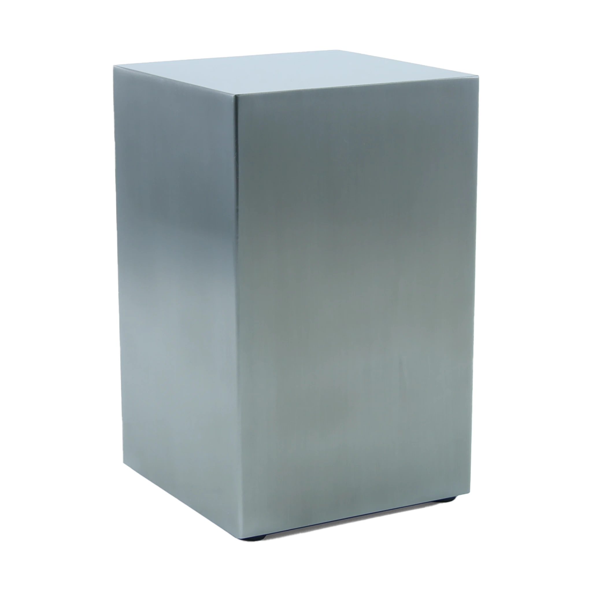Brushed Pewter Stainless Steel Box Adult Urn | 200 Cu In | Funeral.com ...
