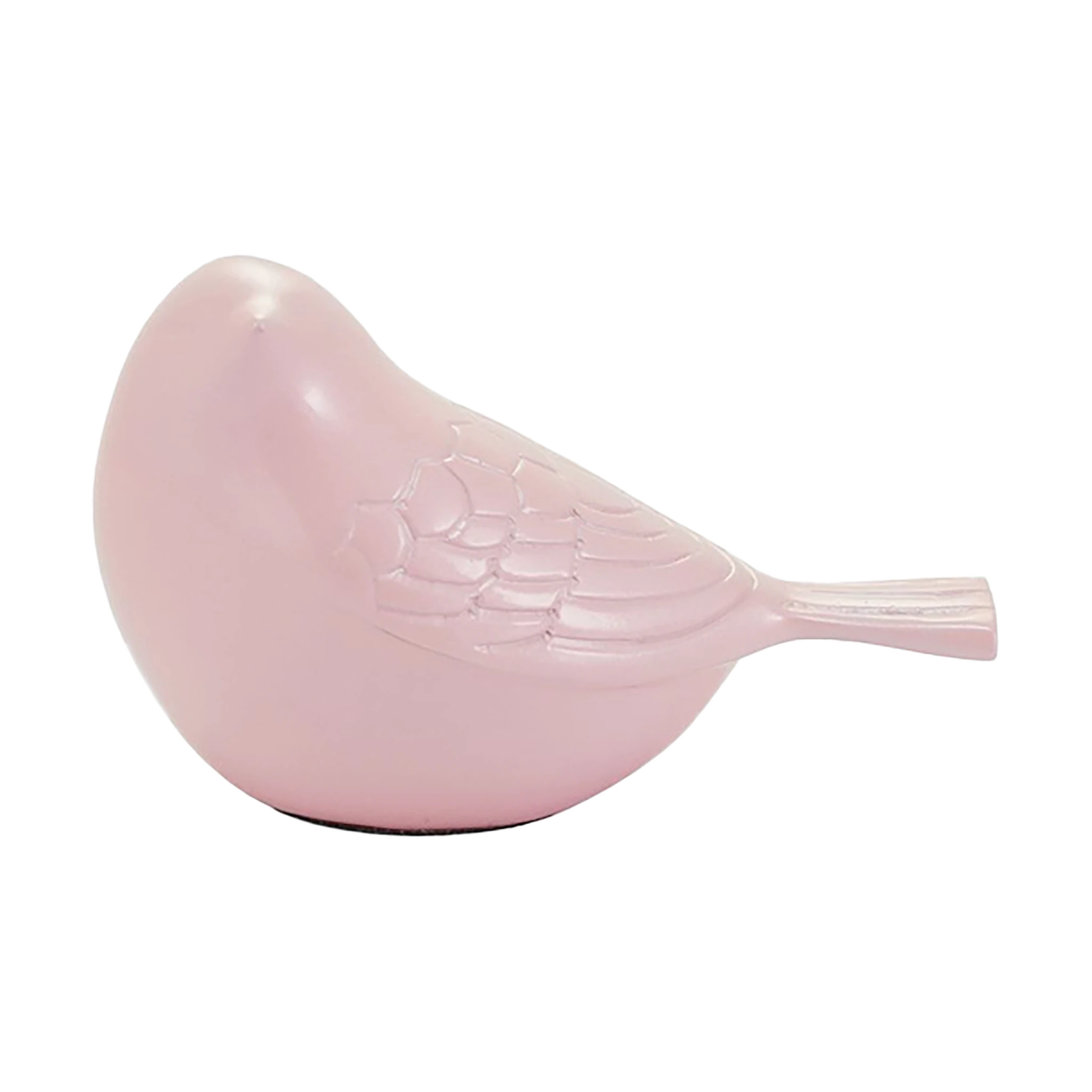 Pink Brass Songbird Keepsake Urn | Shimmery Finish | Funeral.com, Inc.