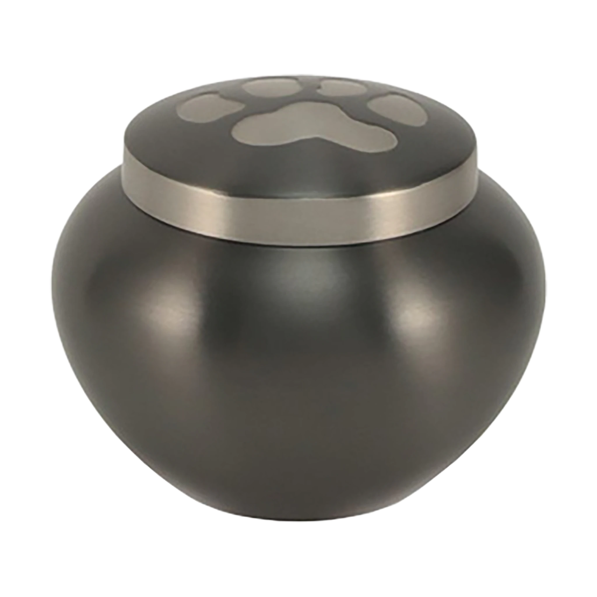 Slate Paw Print Small Pet Cremation Urn | 25 Cu In | Funeral.com, Inc.