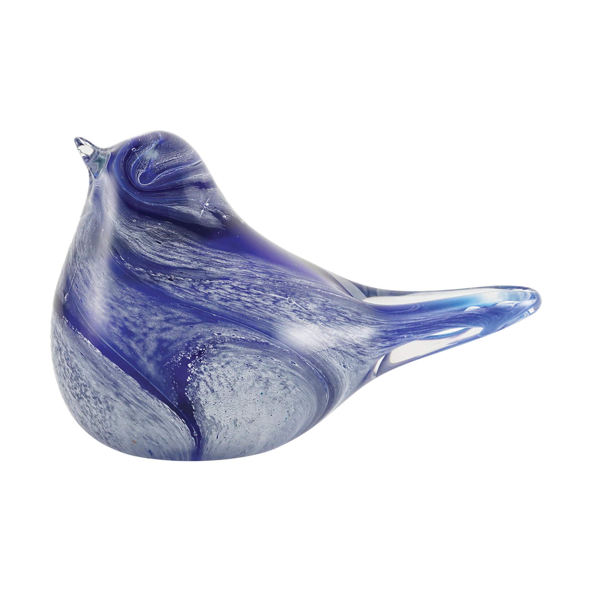 Songbird Azure Glass Keepsake Urn – Unique Memorial | Funeral.com, Inc.