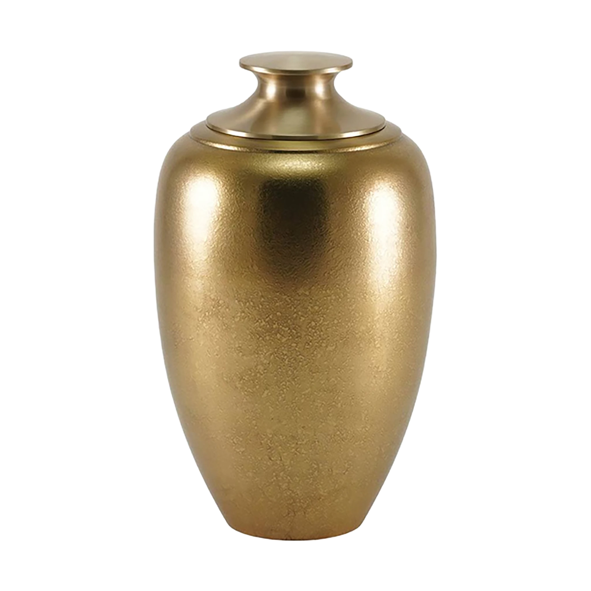 Brass Cremation Urn with Bronze Lid | 200 Cu In | Funeral.com, Inc.